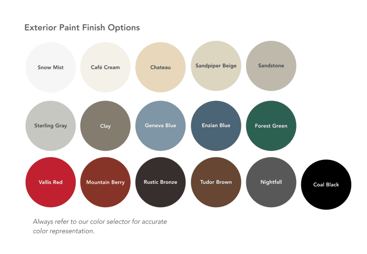 Topeka Replacement Window Color Options | Black Exterior Windows